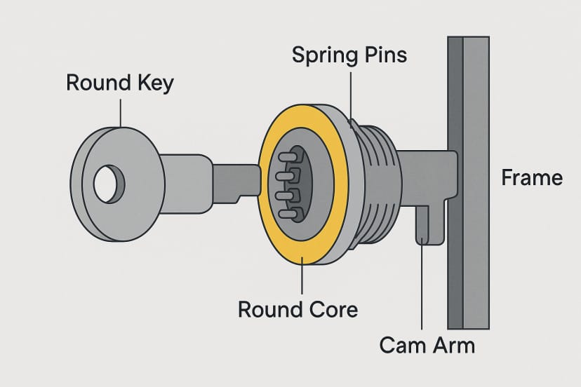 How tubular cam locks work, their security advantages, and industrial ...